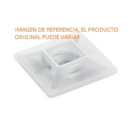 Base Autoadherible De 1" Porta Cinchos Natural